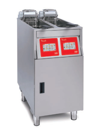 Friteuse professionnelle à haut-rendement électrique 2 cuves 9 Litres ...